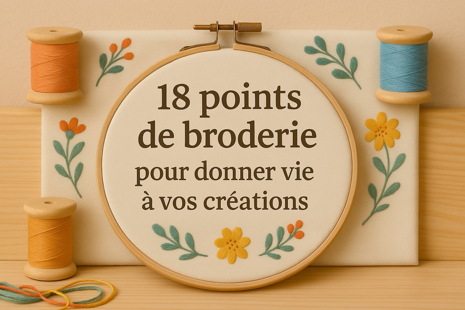 18 points de broderie à connaître absolument
