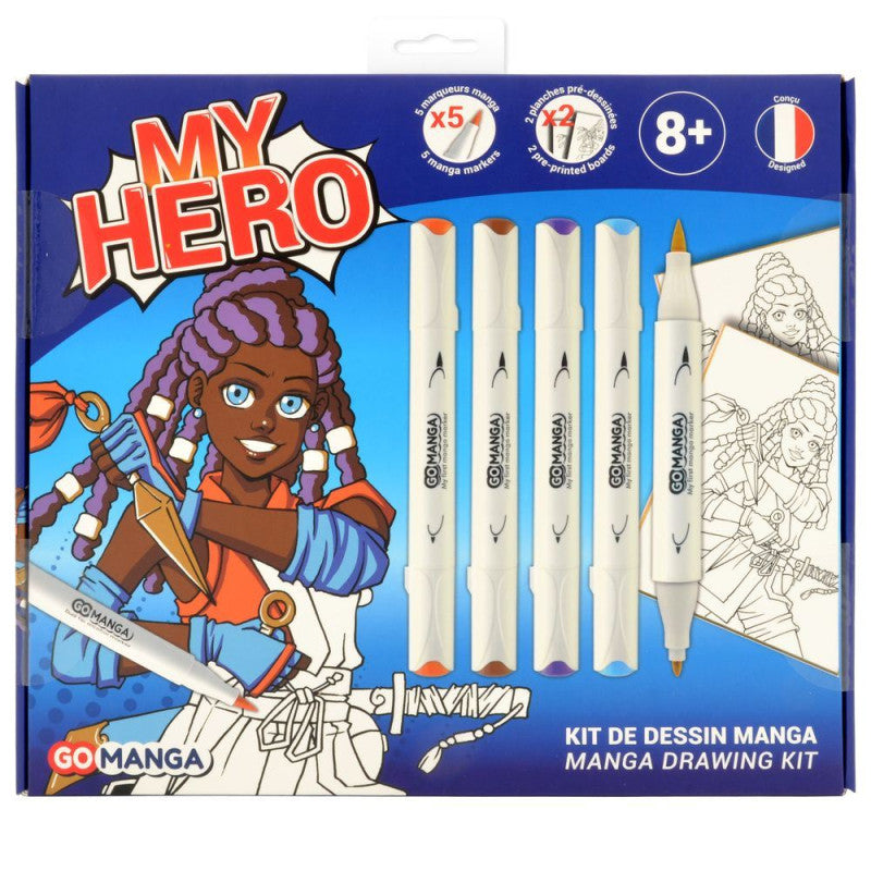 MANGA DRAWING KIT MY HERO GO MANGA "AYA" BY GO MANGA